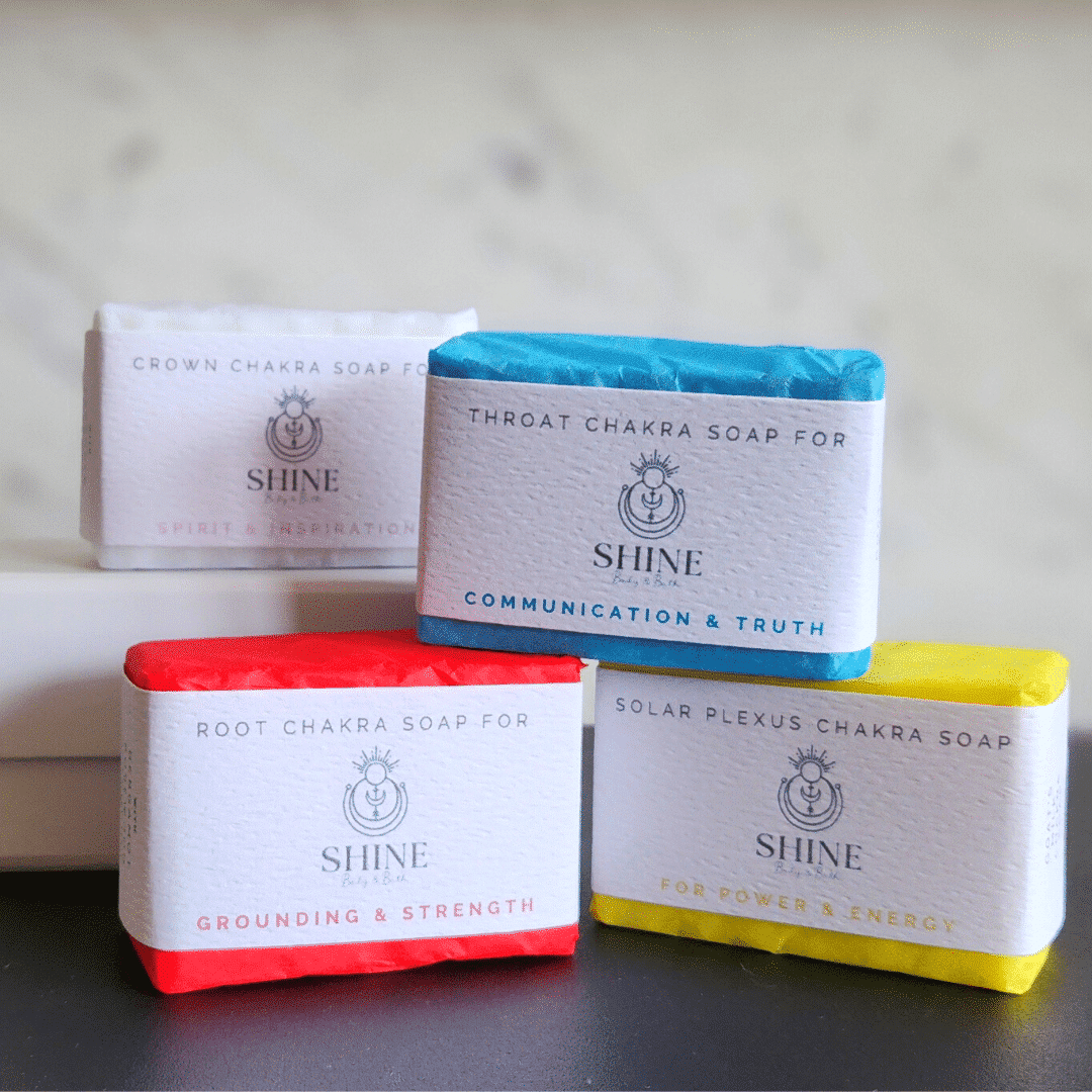 Handcrafted Chakra Soap with Essential Oils | Shine Body & Bath